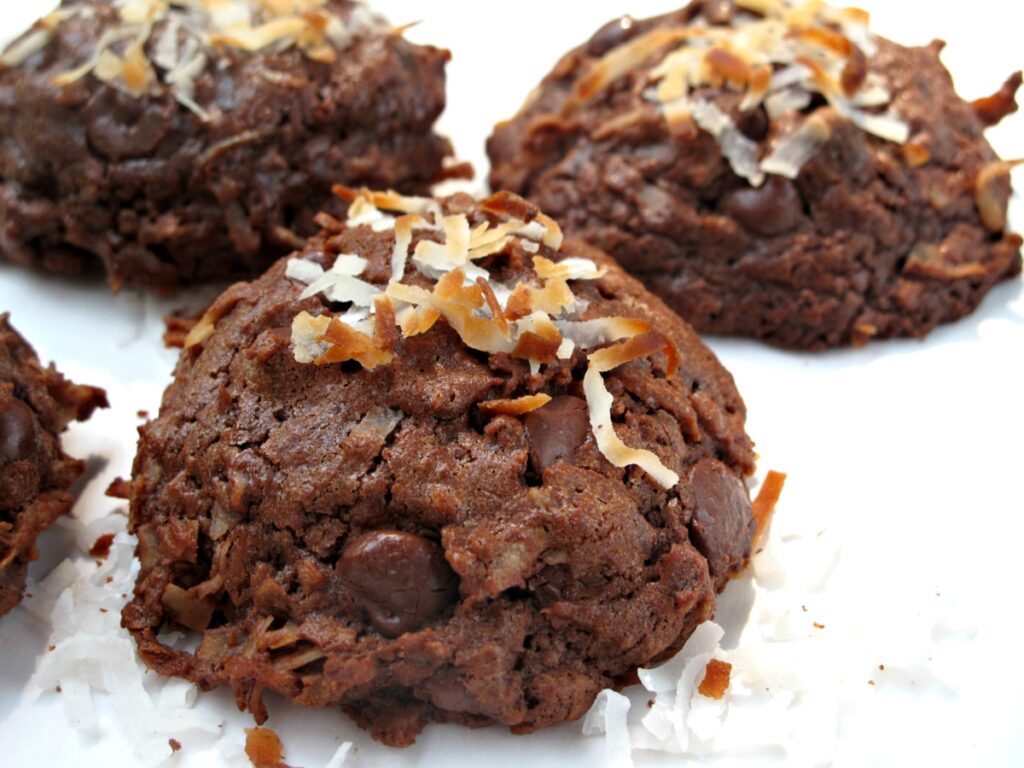 Chocolate Coconut Bliss Cookies - The Monday Box
