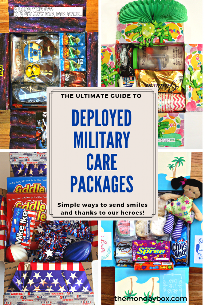 Deployed Military Care Package - The Monday Box