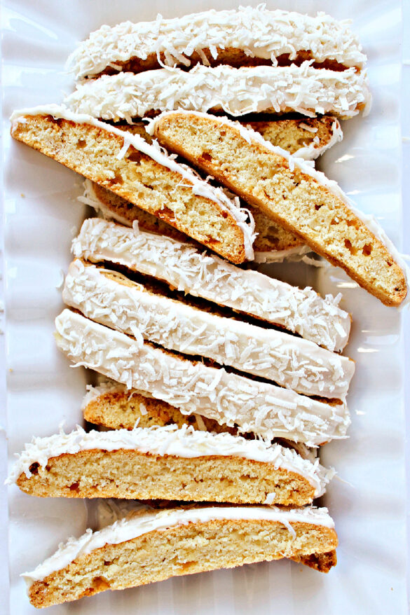 White Chocolate Coconut Biscotti - The Monday Box
