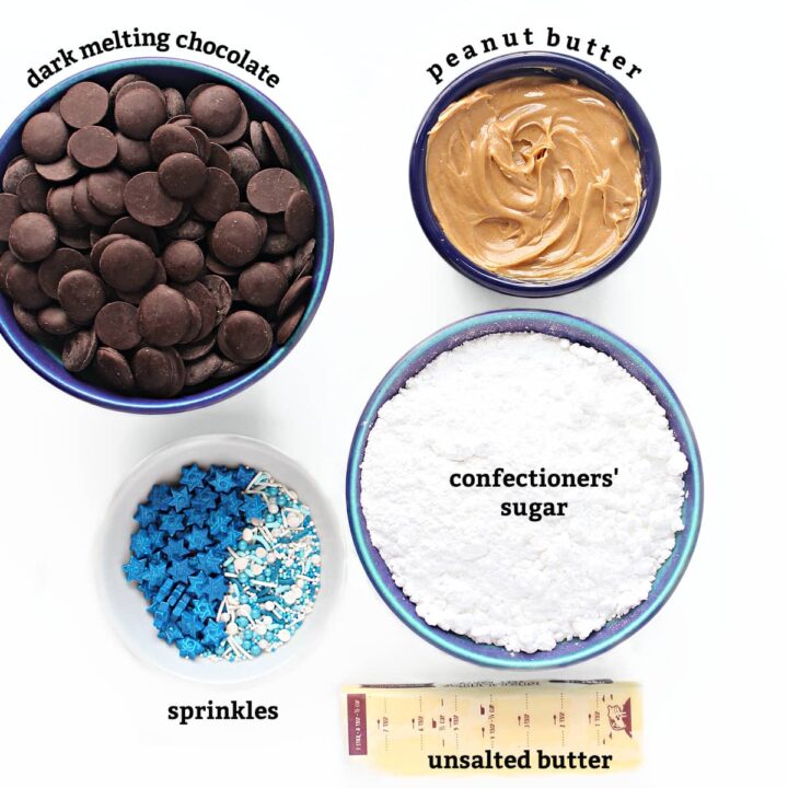 Chocolate Peanut Butter Hanukkah Candy - The Monday Box