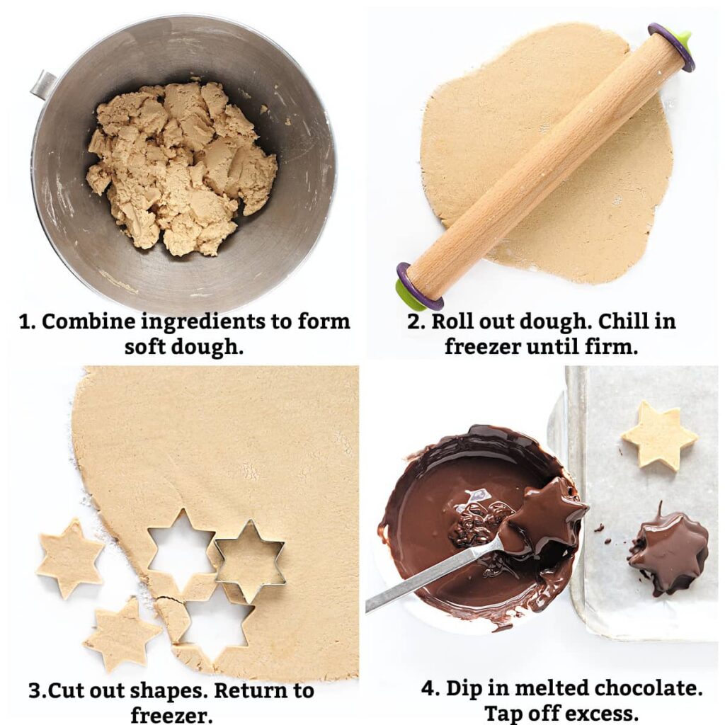 Chocolate Peanut Butter Hanukkah Candy - The Monday Box