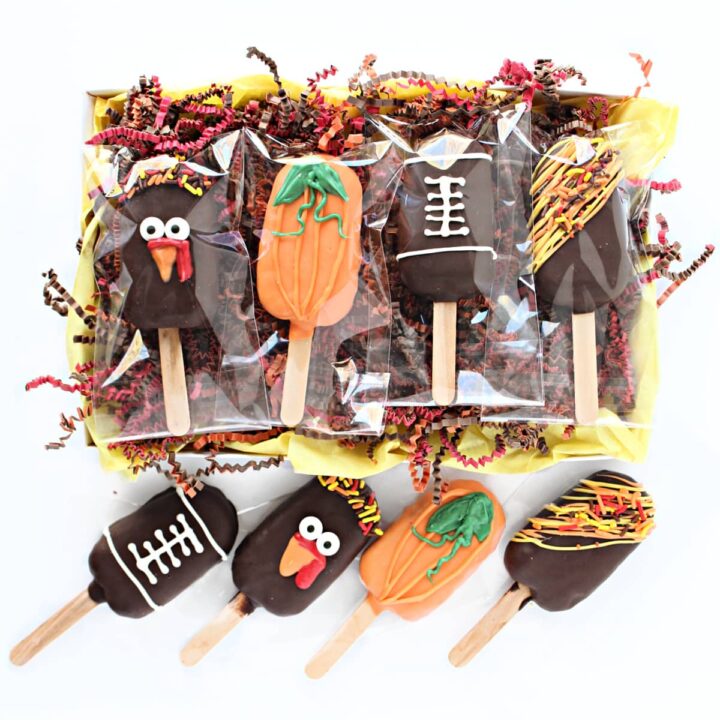 Thanksgiving Peanut Chews Candy Pops - The Monday Box