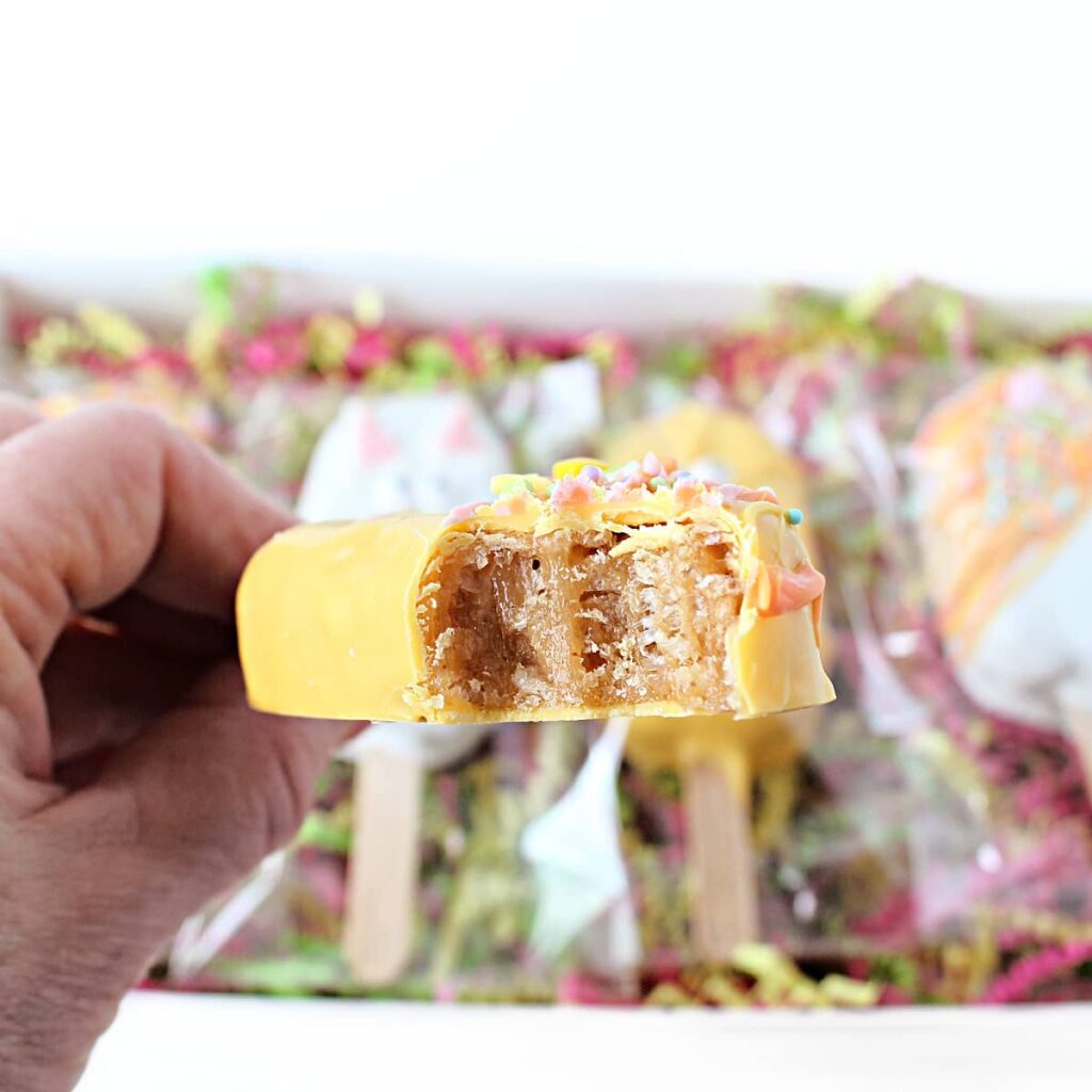 Easter Peanut Chews Candy Pops - The Monday Box